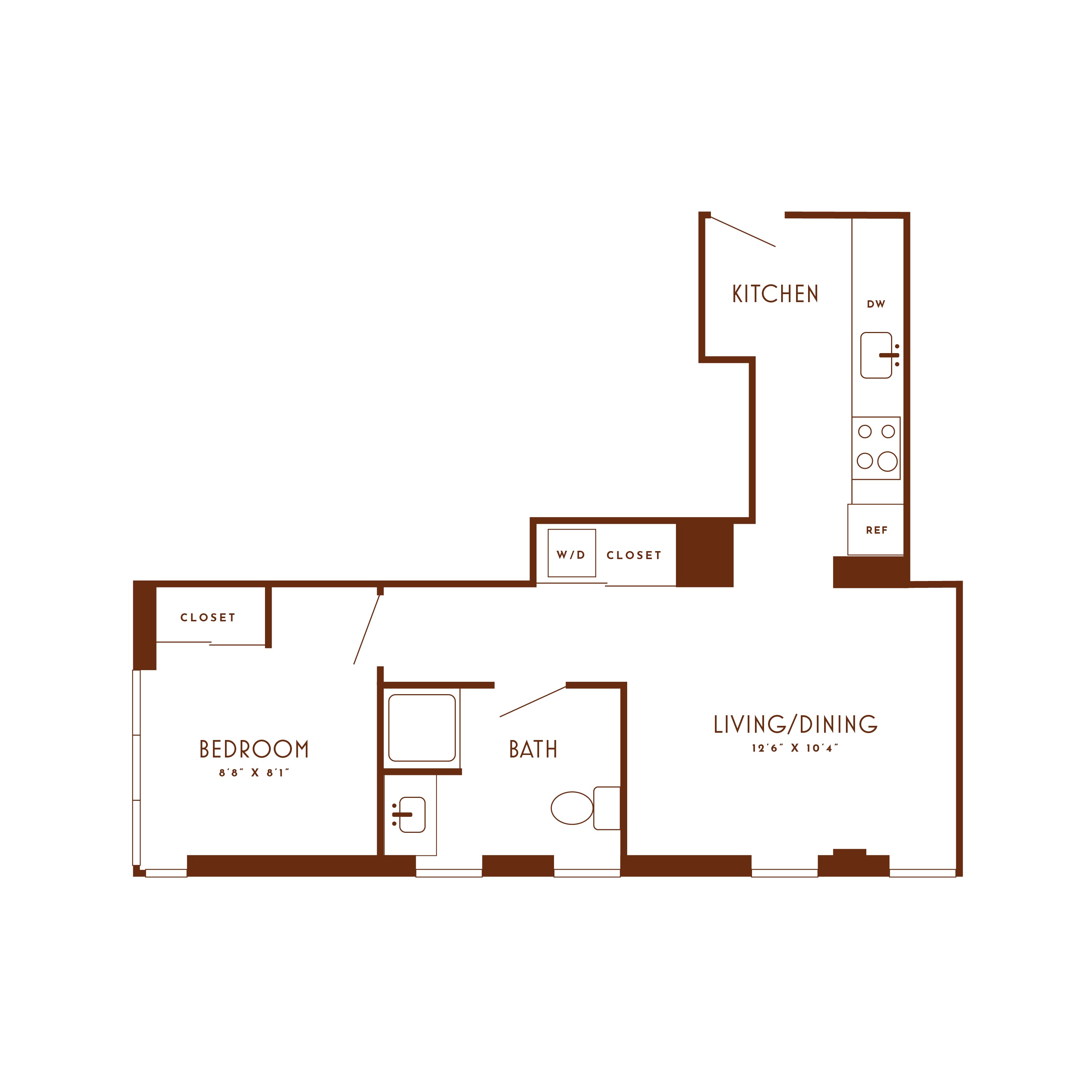 Foggy Bottom Studio, 1, 2, Bedroom Apartments for Rent | The Wray