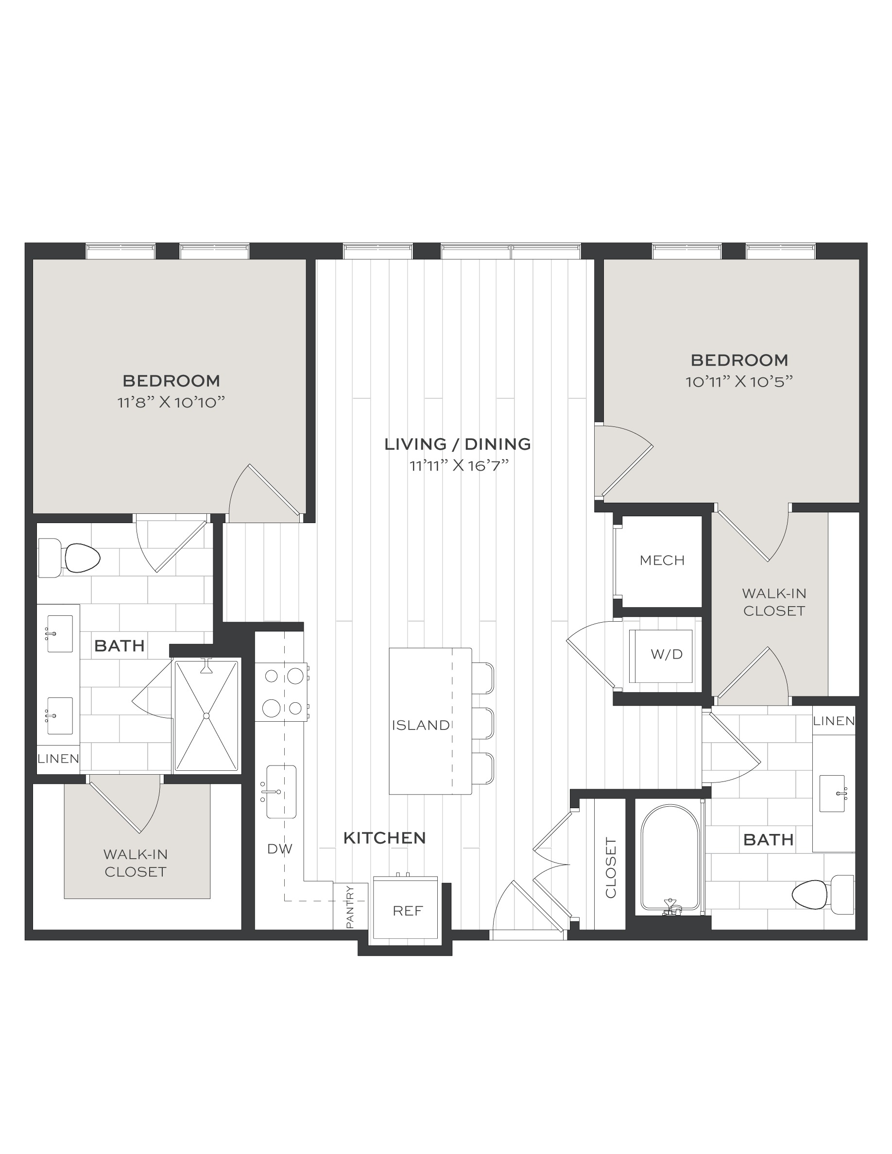 2 Bedroom - Northlight